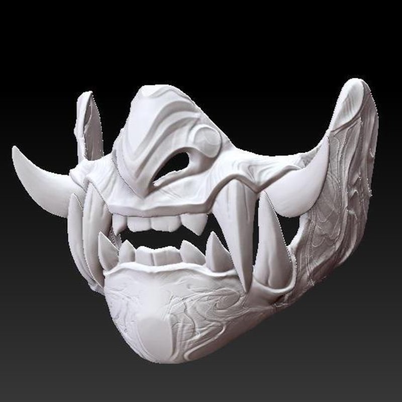 Custom Cosplay Oni Mask - Etsy