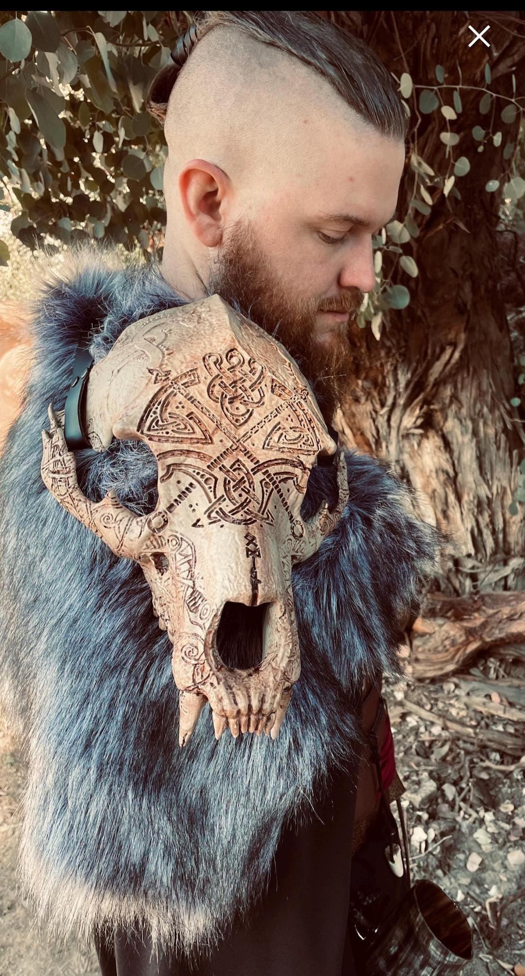 Bear Skull Shoulder Mount Armor - Etsy