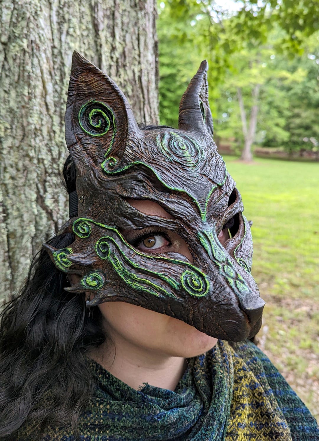 Faewood Fox Mask - Etsy