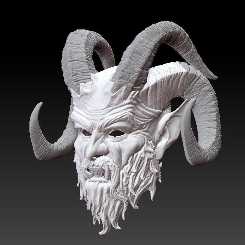 Krampus Mask - Etsy