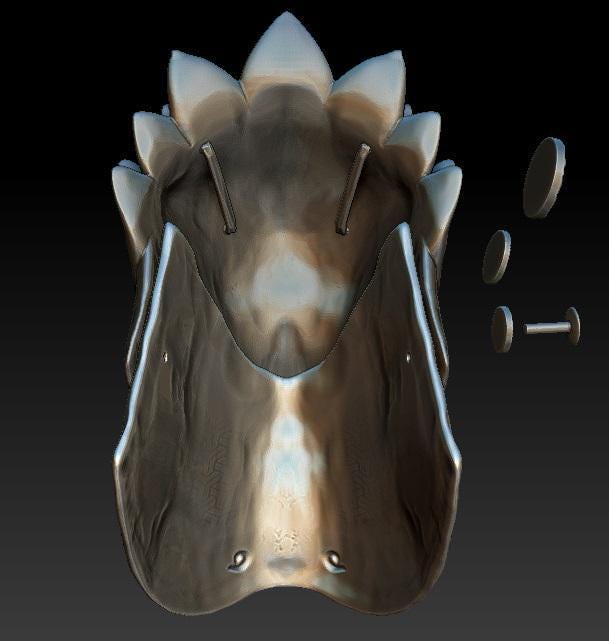 Jun Wu Shoulder Armor STL File - Etsy