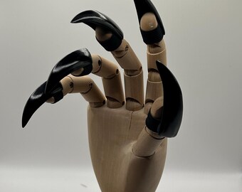 Hand Armor Finger Claws Goth Halloween Gift Claw Rings "kali", Dark ...