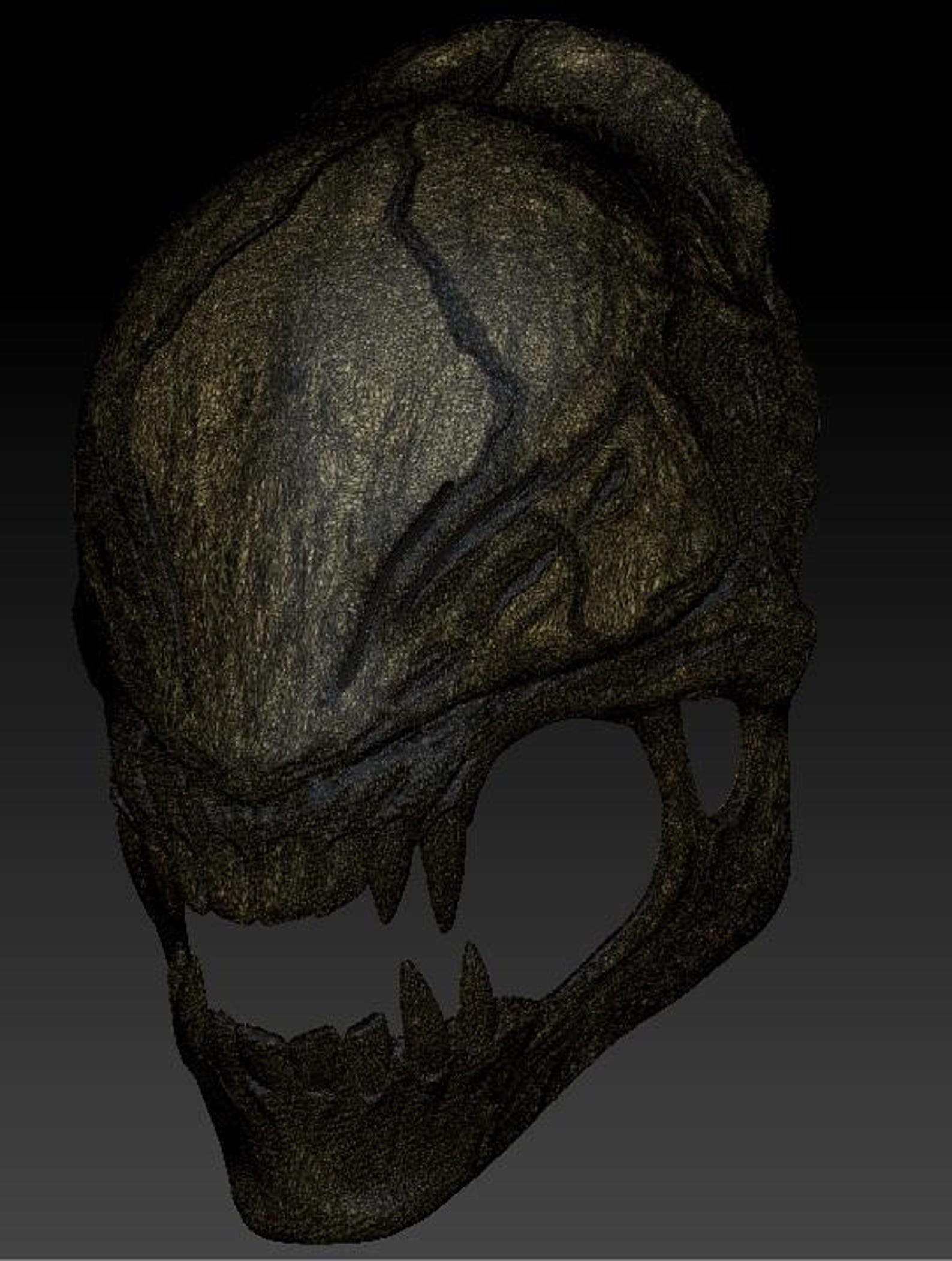 Xenomorph Skull Mask STL File - Etsy