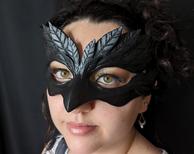 Raven Bird Skull Corvus Bone Skull Mask - Movable Moving Hinge Jaw- 3D ...