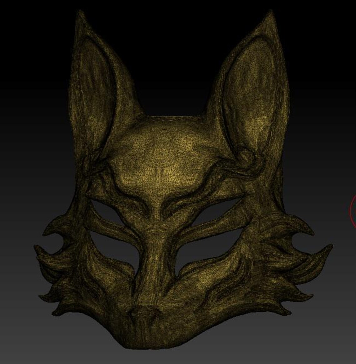 Fox Mask STL File - Etsy