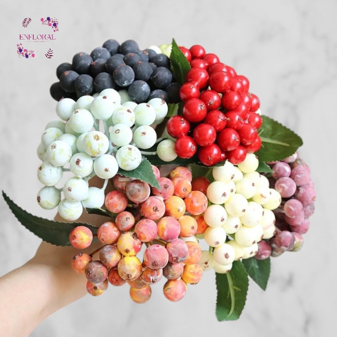 Berries for Christmas Berries Realistic Berries for Christmas Decor DIY ...