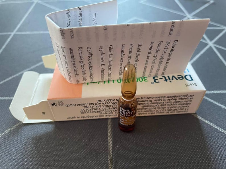 Vitamin D3 300,000 IM Iu/ml Ampoule 1ml - Etsy Australia