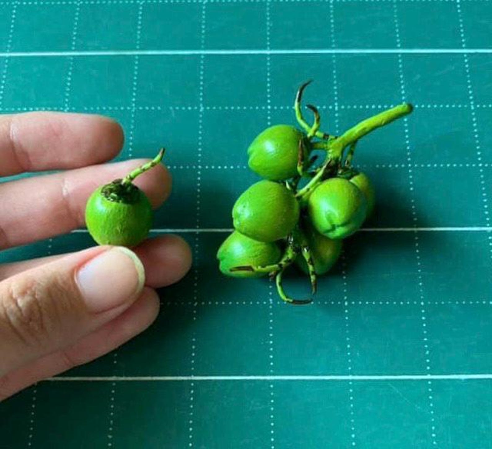 3pcs Miniature Coconuts Fruit Vegetable, Miniatures Doll House, Gift ...