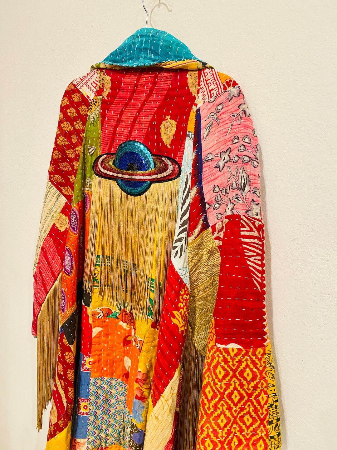 CUSTOM Kantha Patchwork Quilt Blanket Duster Robe - Etsy