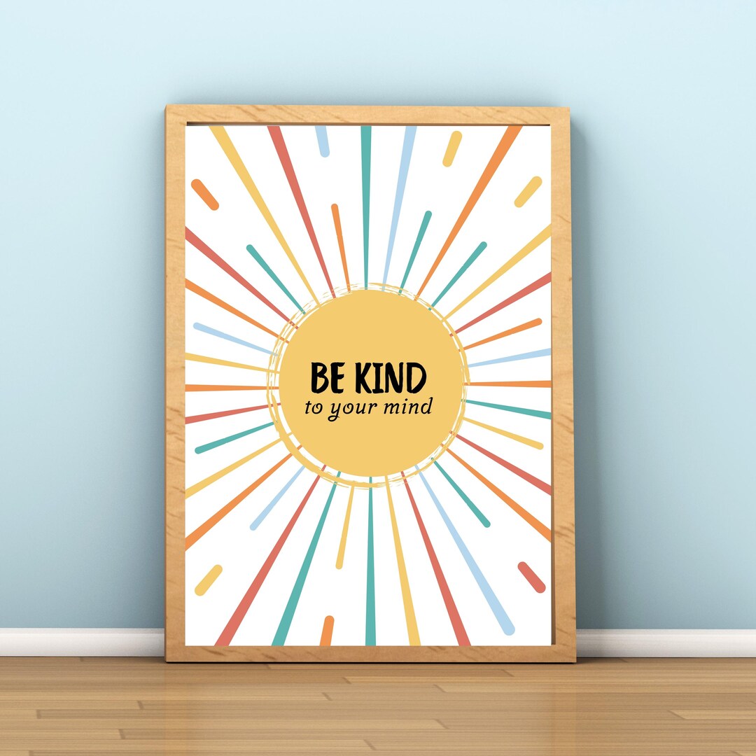 Mental Health Poster | Therapy Office Decor | Calming Corner | School ...
