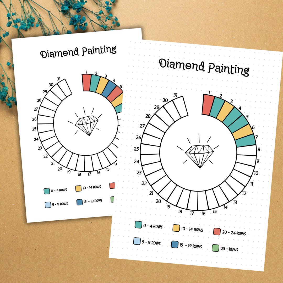 Diamond Painting Tracker – Printable Hobby Journal (PDF) - Etsy