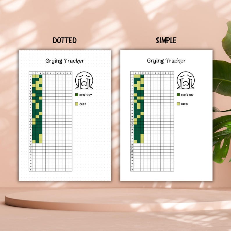 Crying Tracker – Printable Mood and Emotion Log (PDF) - Etsy Canada