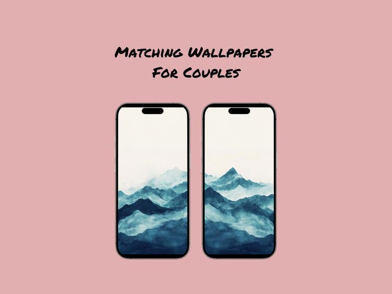 Minimalist Matching Phone Wallpapers for Couples or Best Friends ...