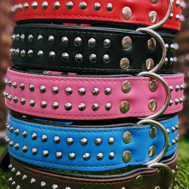 Leather Dog Collars - Etsy UK