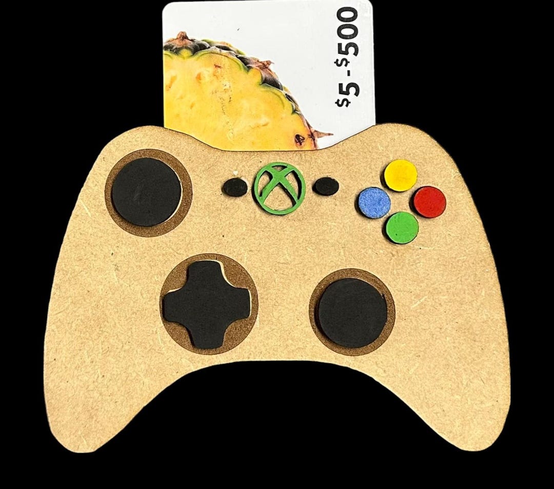 Controller Gift Card Holder SVG Cutting File - Etsy