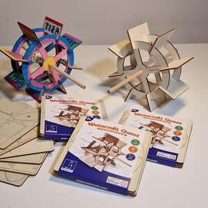 Wooden Watermill Outdoor Adventure DIY Kit - Etsy
