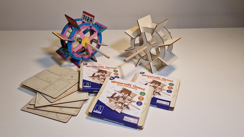 Wooden Watermill Outdoor Adventure DIY Kit - Etsy