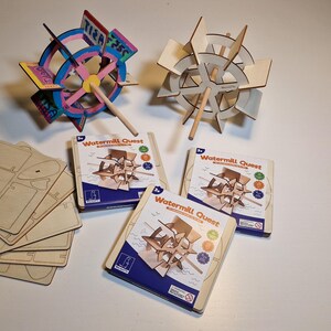 Wooden Watermill Outdoor Adventure DIY Kit - Etsy