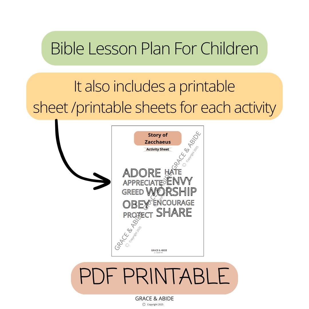 Bible Lesson Plan for Children | Love One Another Lesson Plan 5 | Bible ...