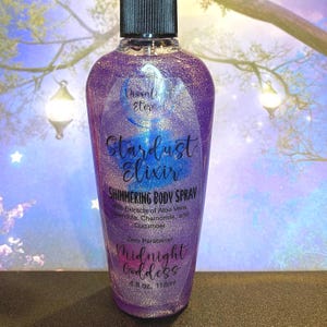 Midnight Goddess Shimmering Body Spray: Stardust Elixir - Gardenia ...