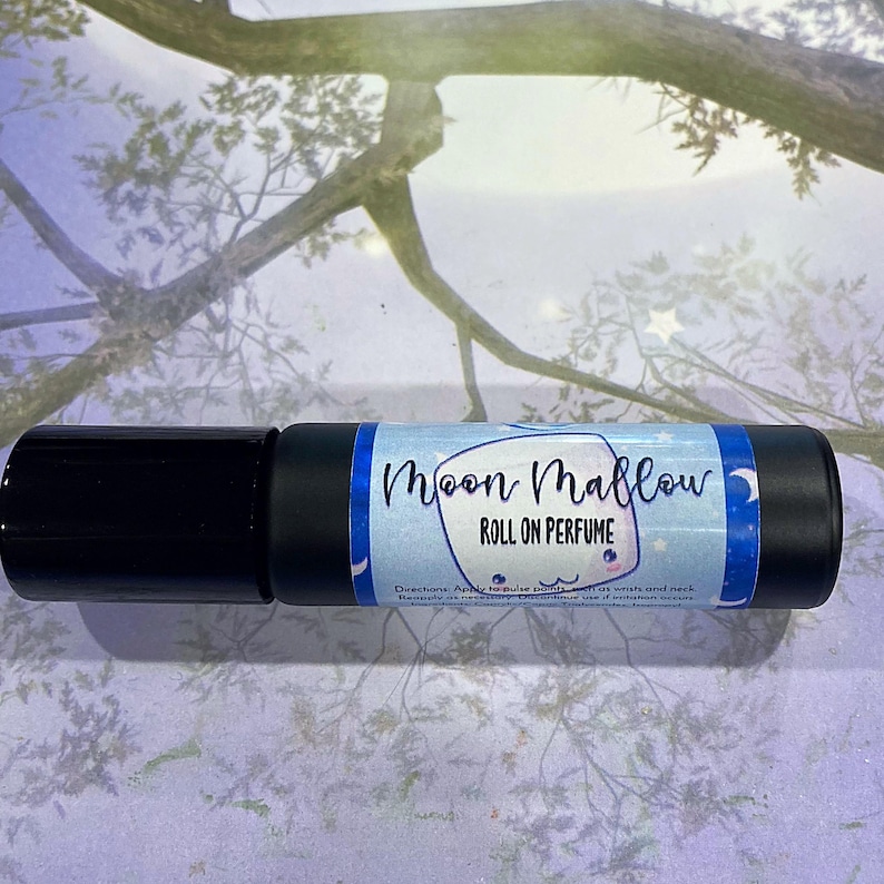 Moon Mallow Perfume Roll On: Gourmand Vanilla Marshmallow Oil - Etsy