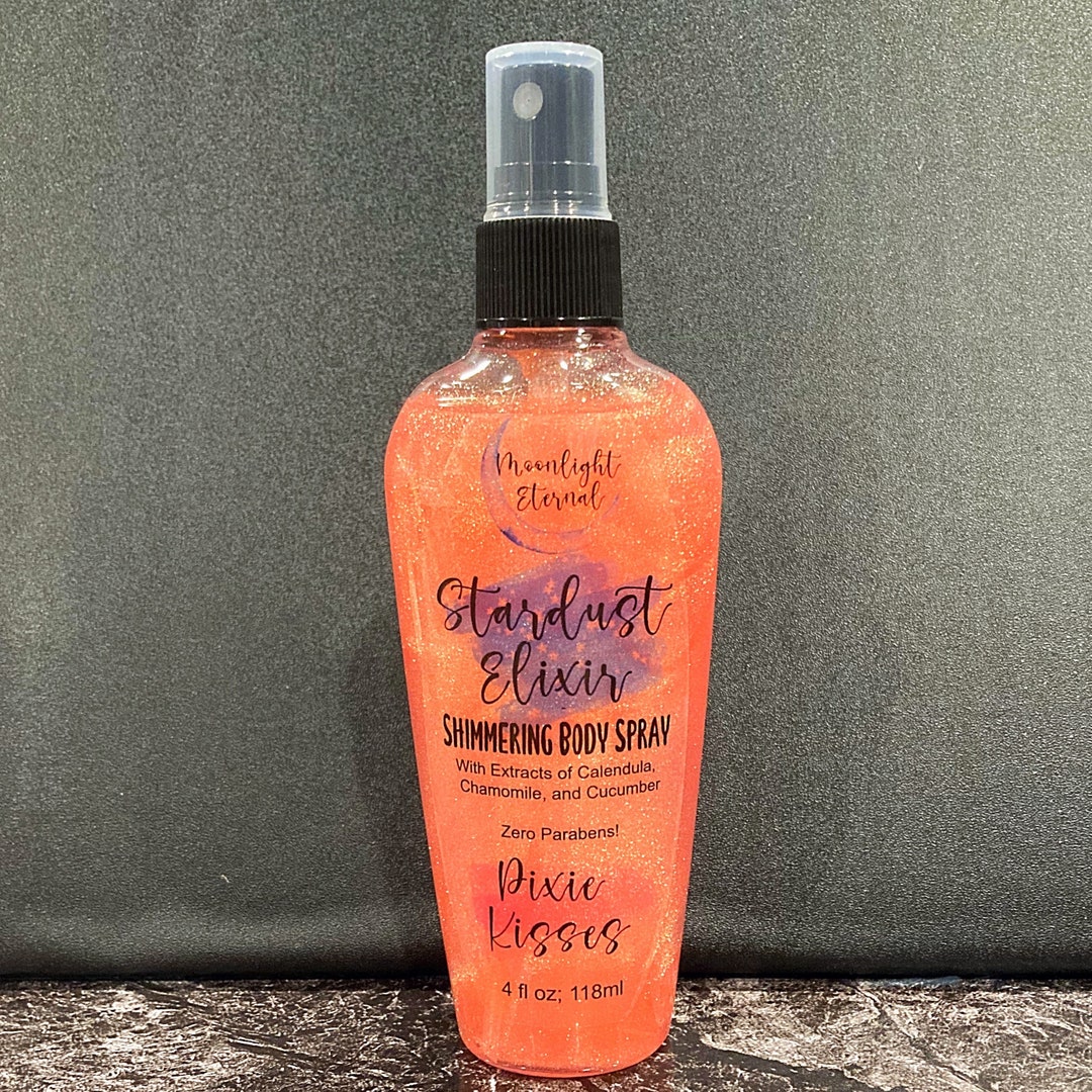 Pixie Kisses Shimmer Spray - Stardust Elixir - Pink Lemonade Fragrance ...