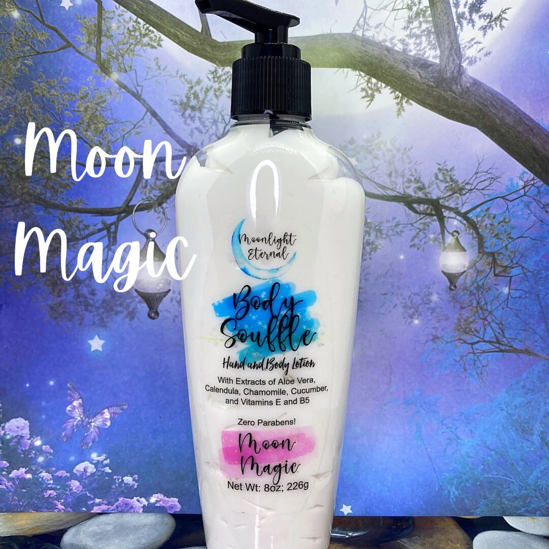 Moon Magic Lotion - Fruity Floral Scent - Apple Blossoms, White Florals ...