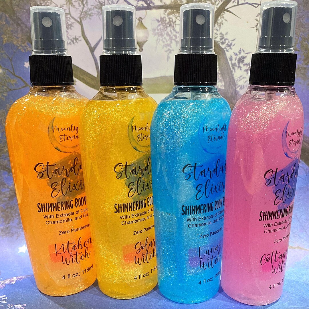 Stardust Elixir Shimmering Body Spray: Enchanted Witch Collection ...