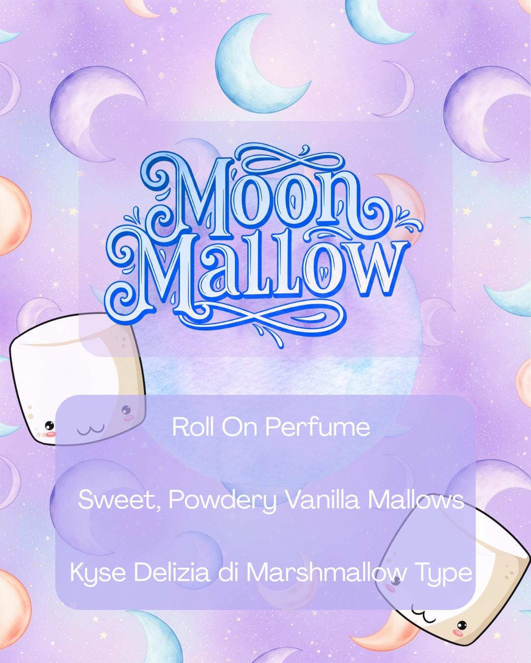 Moon Mallow Perfume Roll On: Gourmand Vanilla Marshmallow Oil - Etsy