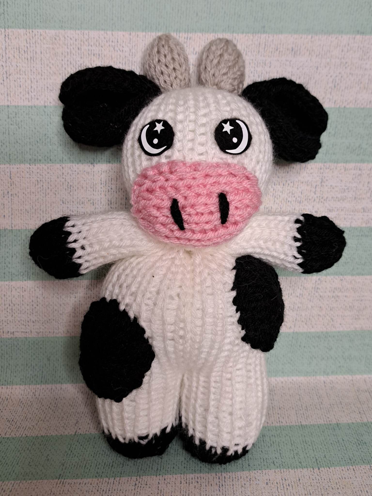 Bessie the Cow Circular Knitting Pattern Addi Sentro 22 Pin - Etsy
