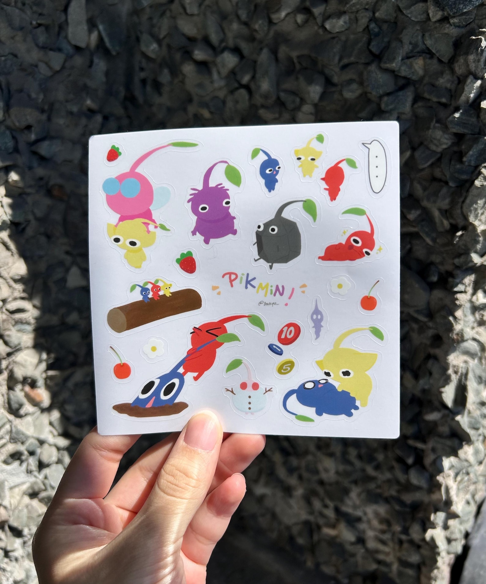 Pikmin Clear Sticker Sheet! - Etsy