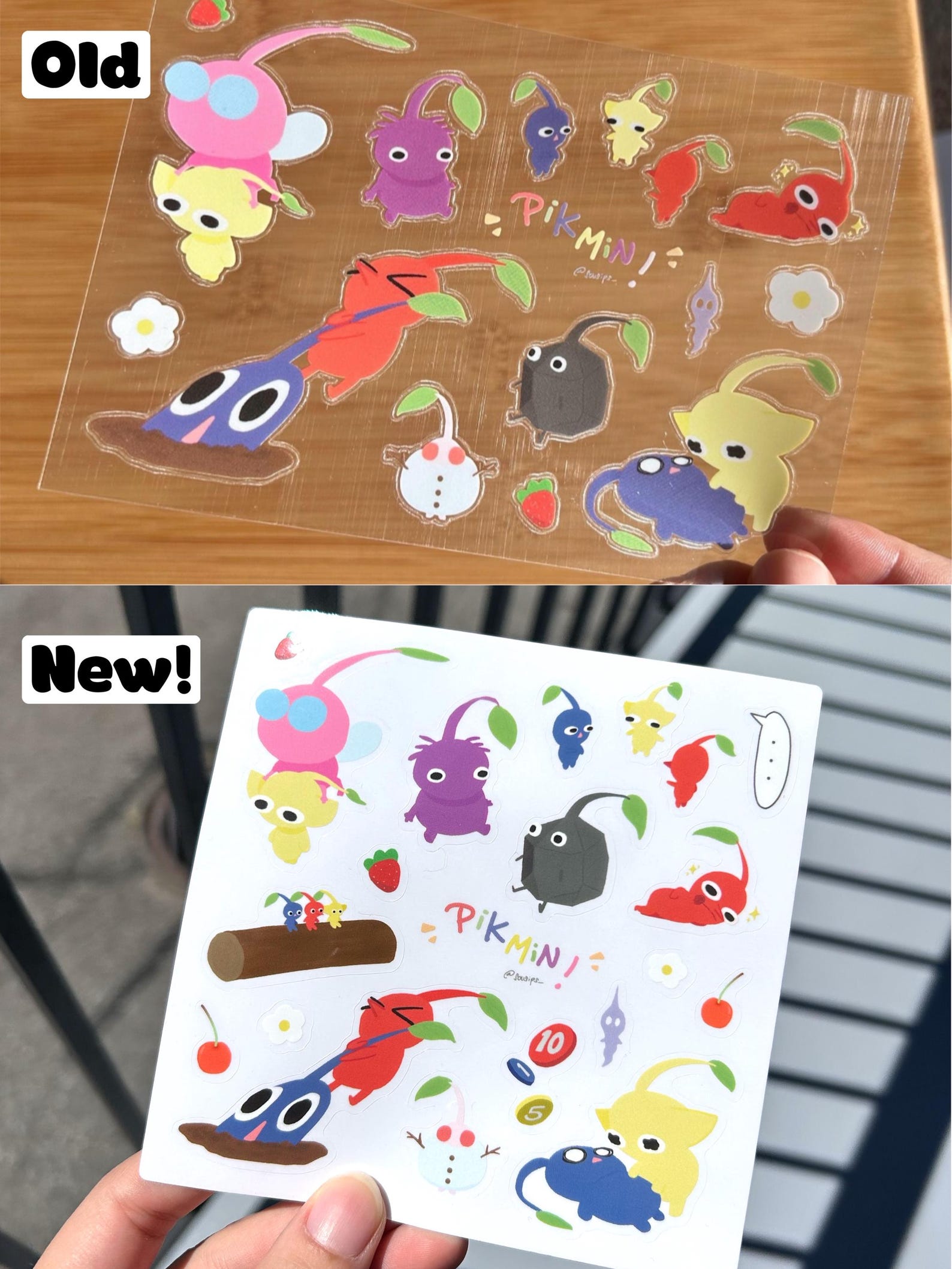 Pikmin Clear Sticker Sheet! - Etsy