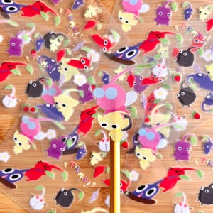 Pikmin Clear Sticker Sheet! - Etsy