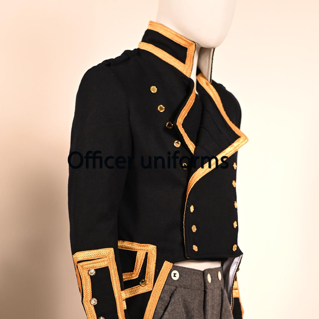 NAPOLEONIC French Revolution General Miranda Military Jacket Frock Coat ...