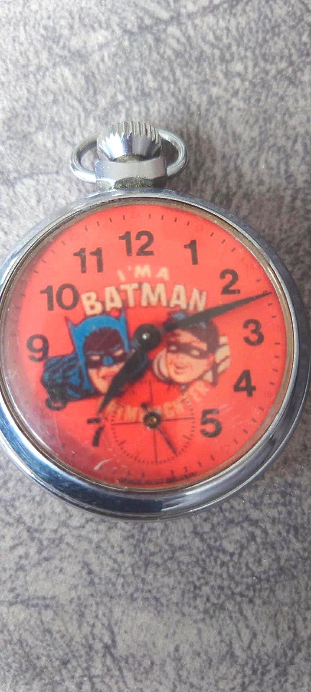 BATMAN & ROBIN Pocket Watch Hand Wind Full Working Order - Etsy