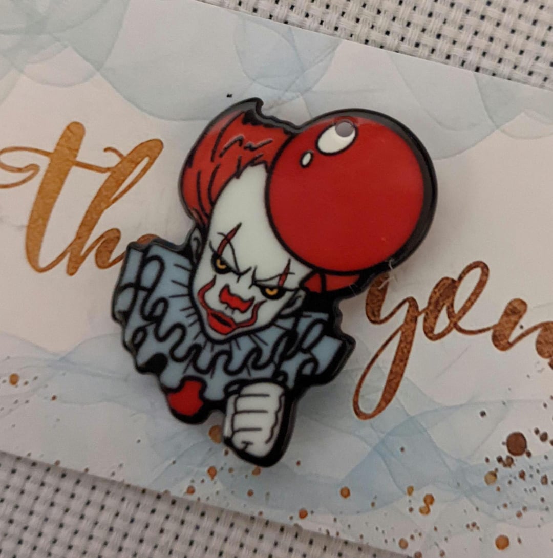 Pennywise Scary Clown It Horror Gothic Spooky Emo Rock Needle Minder - Etsy
