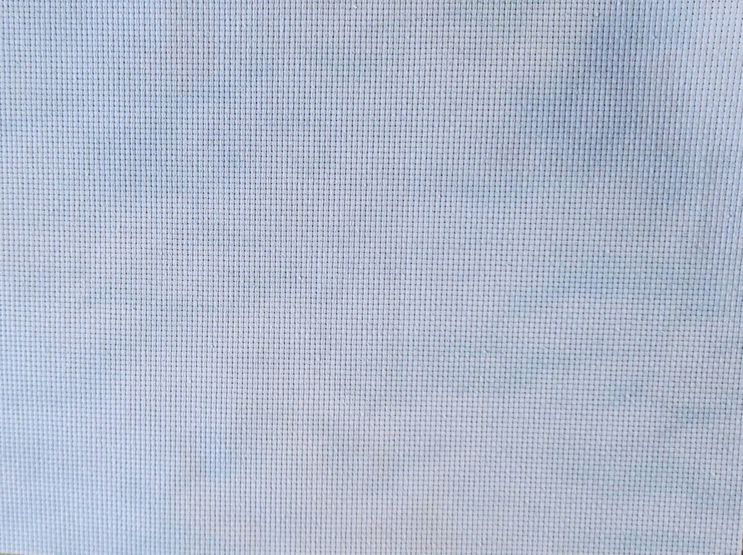 Printed 14 Count Aida for Cross Stitch Blue Grey Cloudy Sky - Etsy