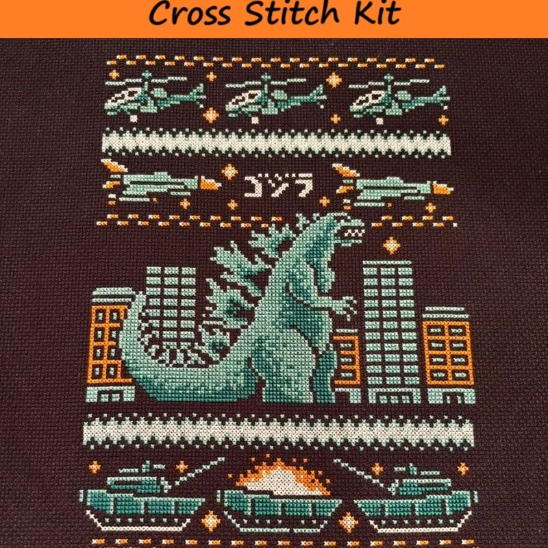 8 Bit Cross Stitch - Etsy