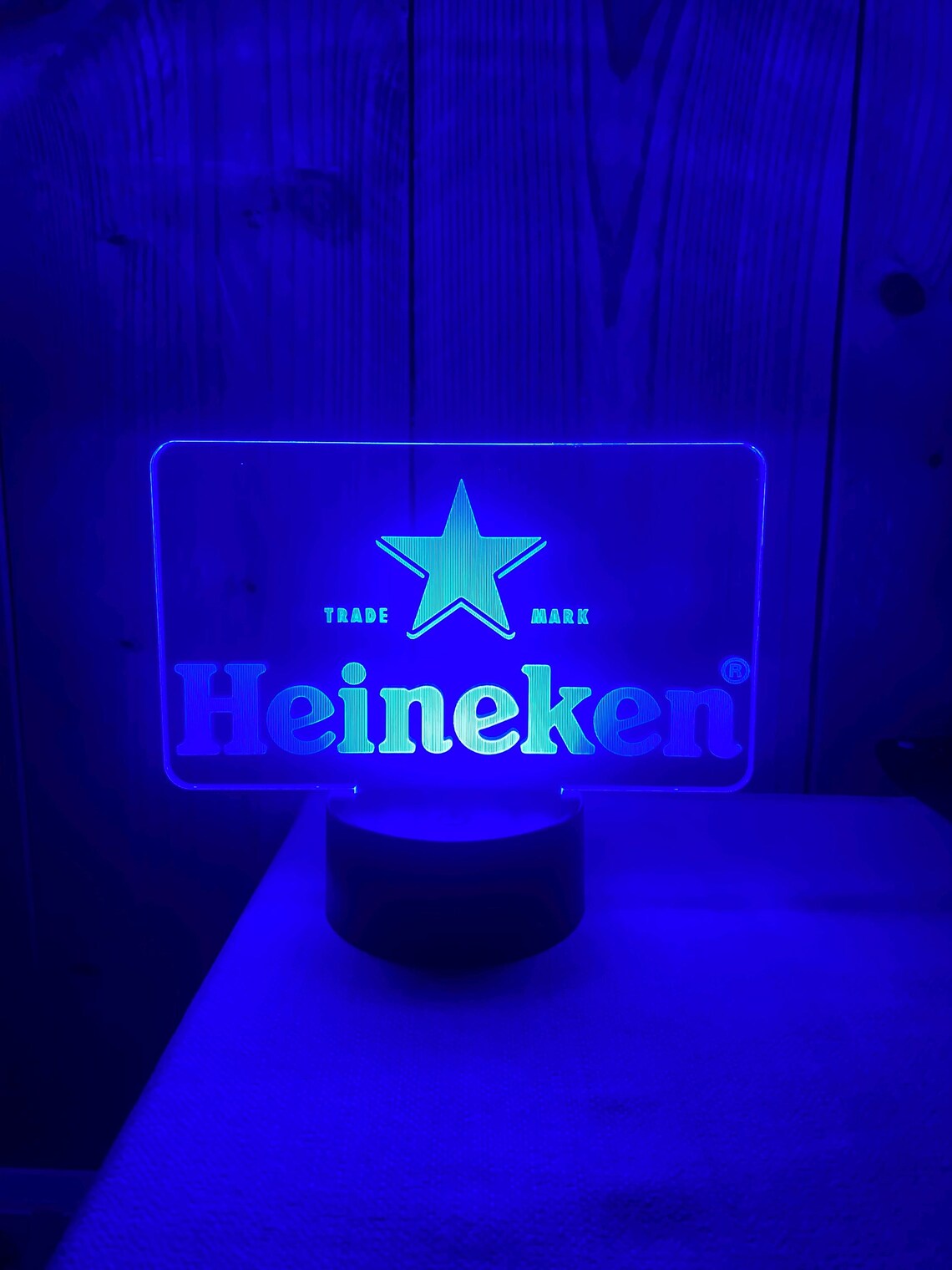 3D LED Lamp Heineken - Etsy