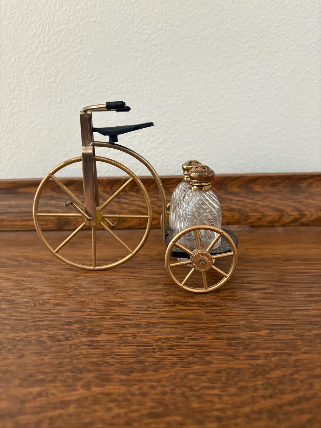 Bicycle Salt and Pepper Shaker Holder - Etsy