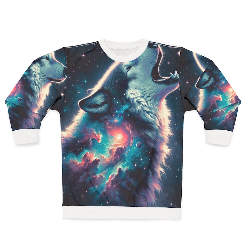 Galaxy Wolf Hoodie - Etsy