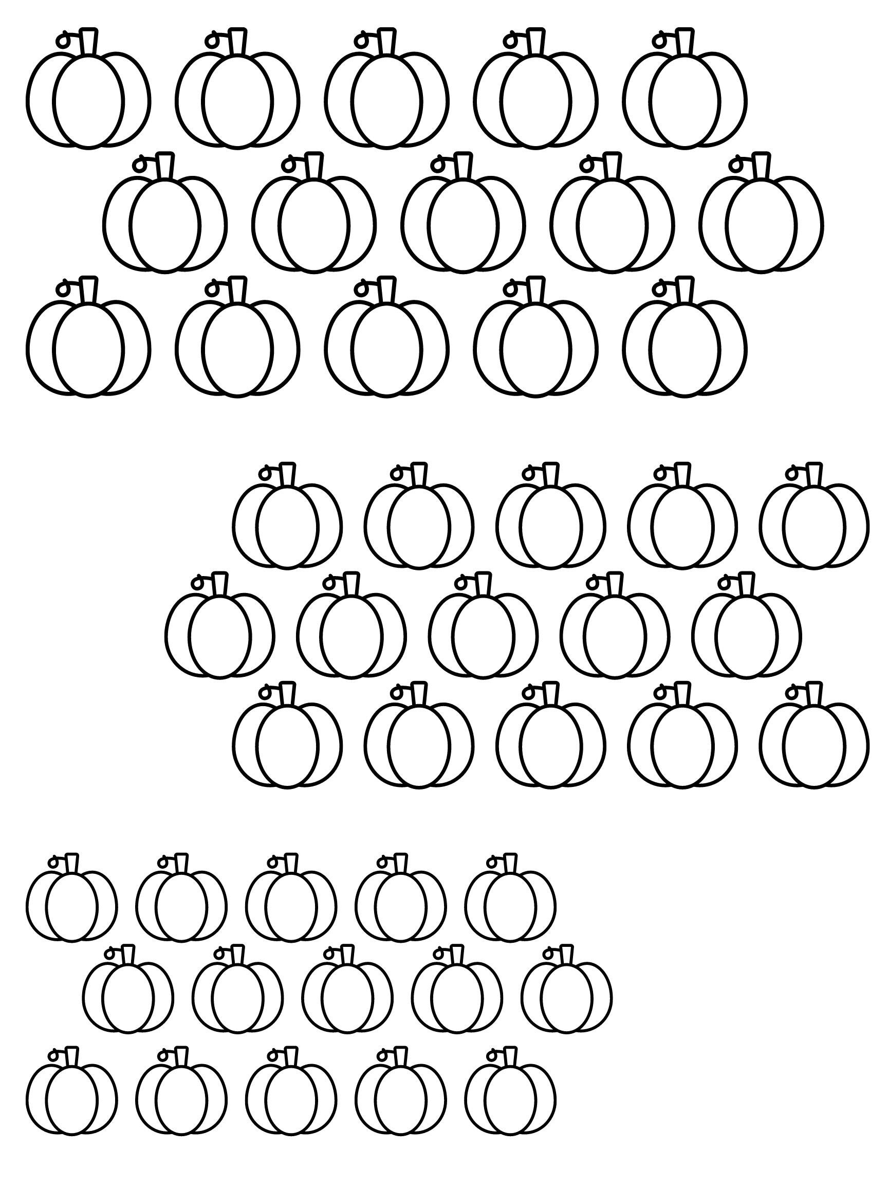 Pumpkin Transfer Template - Etsy