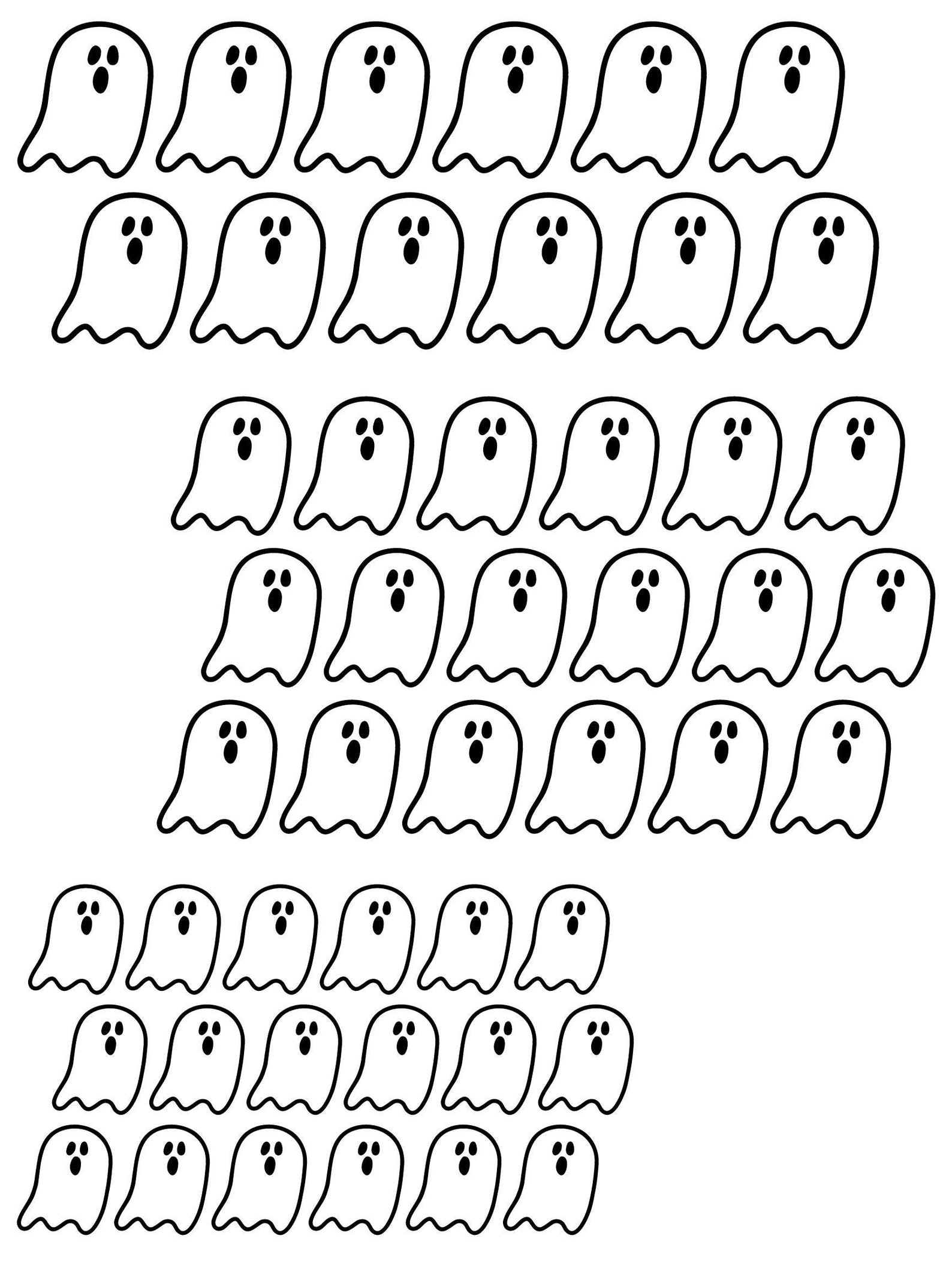 Ghost Transfer Template - Etsy