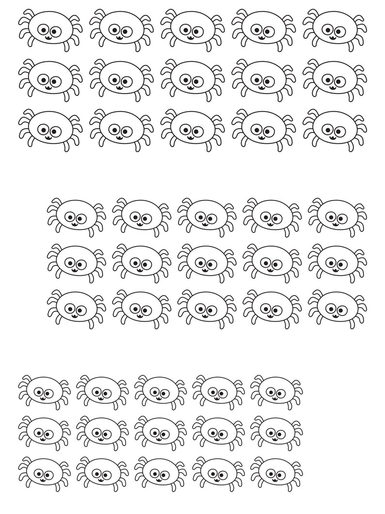 Spider Transfer Template - Etsy