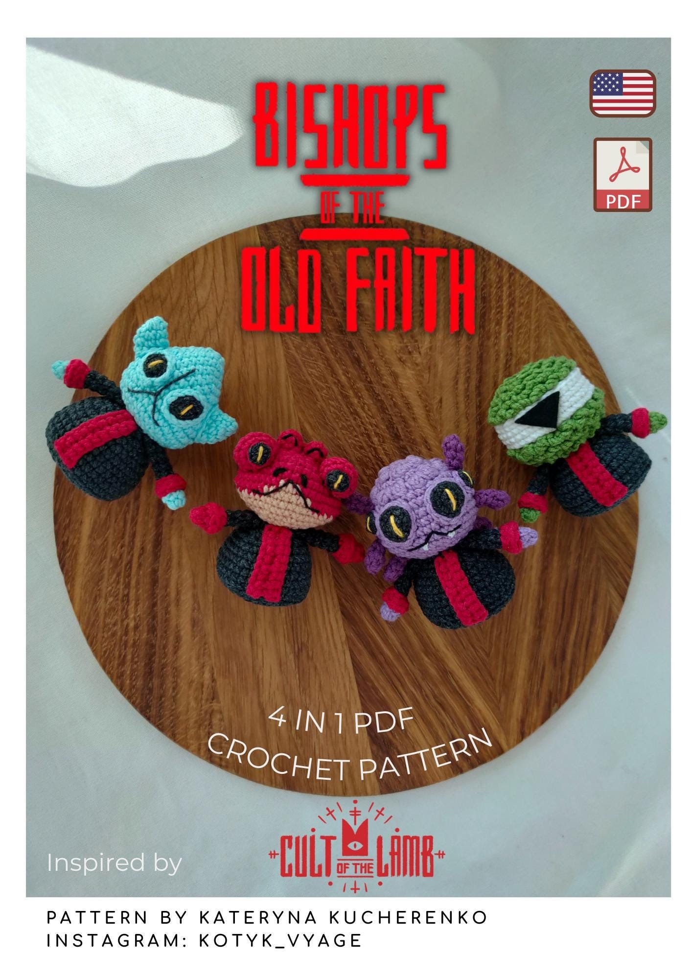 The Leaders of the Old Faith (leshy, Heket, Kallamar, Shamura) Crochet ...