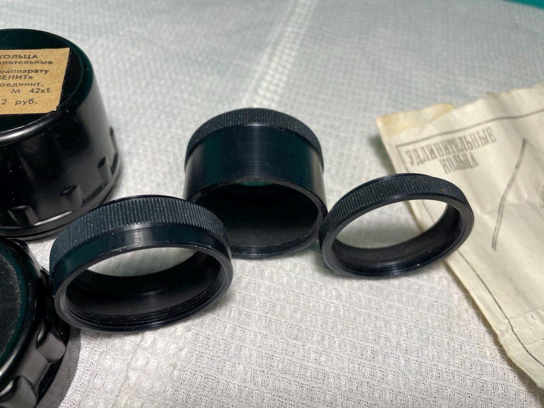 Extension Rings for the Camera "zenit" Vintage Pre-owned - Etsy