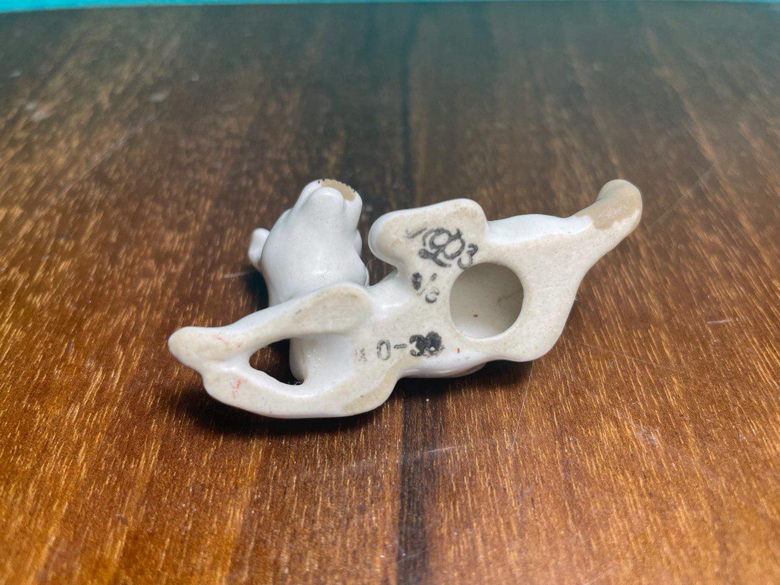 Antique Porcelain Figurine, LFZ Dog Mini. Used. - Etsy