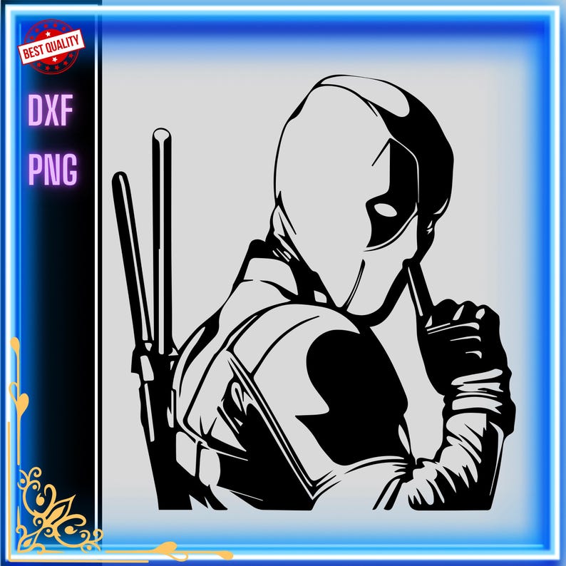Paquete de Svg de Deadpool, Deadpool Png, Svg de superhéroe, Svg de ...