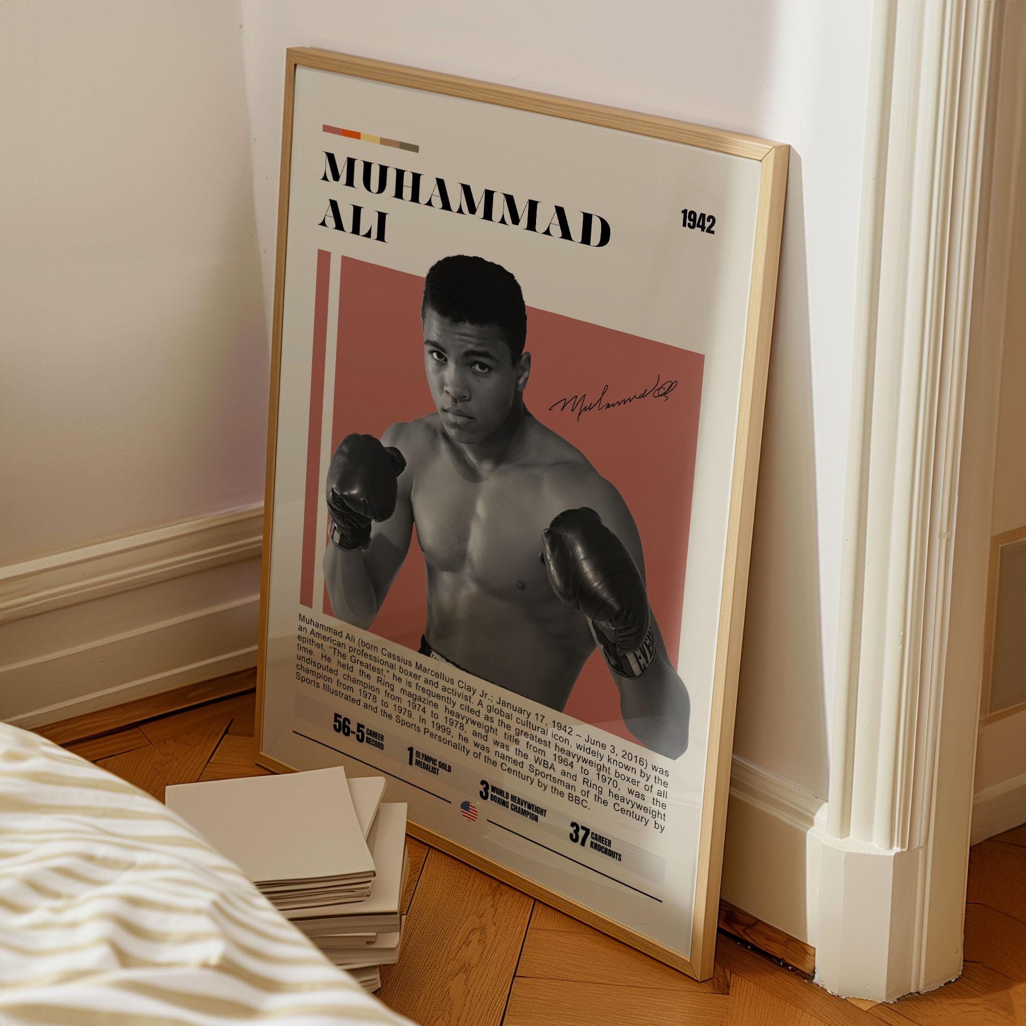 Muhammad Ali Poster, Muhammad Ali Boxing, Boxing Legend Wall Art ...