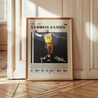 Lebron James Print: Sports Enthusiast Wall Art (A4) - Etsy